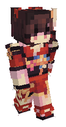 Red Female Minecraft Skin | laby.net