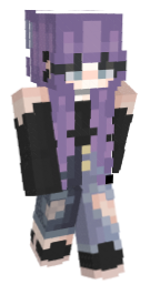 Purple Hair Minecraft Skin | laby.net
