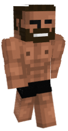 Gigachad Muscles Minecraft Skin | laby.net