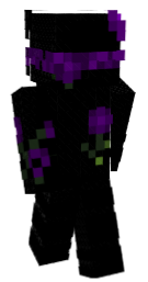 Purple Roses Minecraft Skin | laby.net