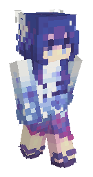 Hairclip Gradient Minecraft Skin | laby.net
