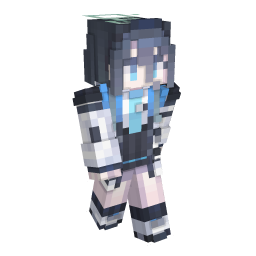 Female Blue Minecraft Skin | laby.net