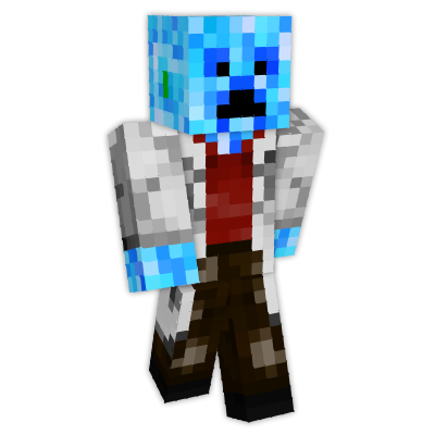 Creeper Blue Minecraft Skin | laby.net
