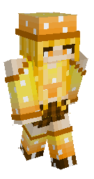 Agatsuma Zenitsu Kimetsu No Yaiba Minecraft Skin | laby.net