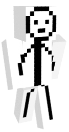 White Black And White Minecraft Skin | laby.net