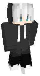 White Hair Boy Minecraft Skin | laby.net