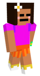 Dora Cartoon Minecraft Skin | laby.net
