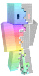 Rainbow Colorful Minecraft Skin | laby.net