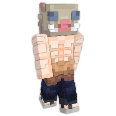 Demon Slayer Inosuke Minecraft Skin | laby.net