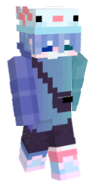 Axolotl Hat Minecraft Skin | laby.net