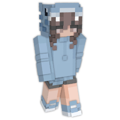 Shark Girl Minecraft Skin | laby.net