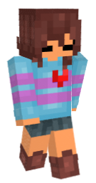 Undertale Frisk Minecraft Skin | laby.net