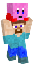 Steve Holding Minecraft Skin | laby.net