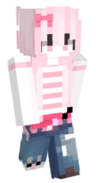 Pink Striped Minecraft Skin | laby.net