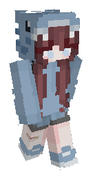 Cute Shark Onesie Minecraft Skin | laby.net