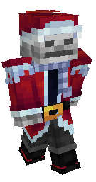 Skeleton Santa Minecraft Skin | laby.net