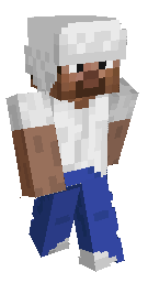 Blue Pants White Shirt Minecraft Skin | laby.net
