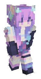 Purple Hair Girl Minecraft Skin | laby.net