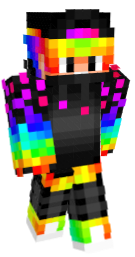Rainbow Hoodie Minecraft Skin | laby.net
