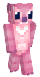 Pink Stitch Skin Minecraft | laby.net