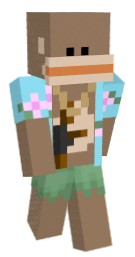Monkey Hawaii Minecraft Skin | laby.net