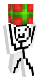 Gift Stickman Minecraft Skin | laby.net