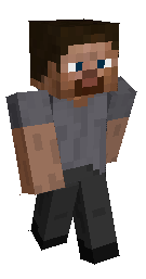 Steve Grey Minecraft Skin | laby.net