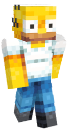 Classic The Simpsons Minecraft Skin | laby.net