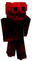 Red Creepy Minecraft Skin | laby.net