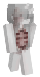 White Blood Minecraft Skin | laby.net