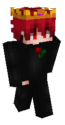 Crown Red Hair Minecraft Skin | laby.net