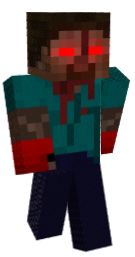 Red Eyes Herobrine Minecraft Skin | laby.net