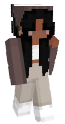 Girl Dark Skin Minecraft Skin | laby.net