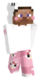 Steve Hello Kitty Minecraft Skin | laby.net