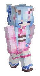 Pink Blue Minecraft Skin | laby.net