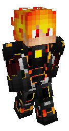 Fire Orange Hair Minecraft Skin | laby.net