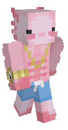 Axolotl Summer Minecraft Skin | laby.net