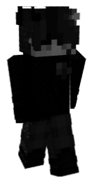 Dark Black Minecraft Skin | laby.net