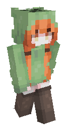Creeper Orange Hair Minecraft Skin | laby.net
