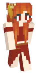 Girl Orange Hair Minecraft Skin | laby.net