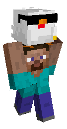 Steve Holding Minecraft Skin | laby.net