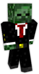 Minecraft Zombie In A Suit Skin
