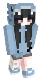 Shark Girl Minecraft Skin | laby.net