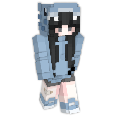 Shark Girl Minecraft Skin | laby.net