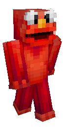 Cookie Monster Red Minecraft Skin | laby.net