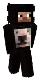 Steve Black Minecraft Skin | laby.net