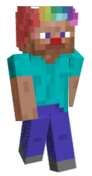 Steve Rainbow Minecraft Skin | laby.net