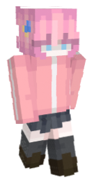 Girl Pink Hair Minecraft Skin | laby.net