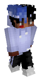 Blue Hair Xxxtentacion Minecraft Skin | laby.net