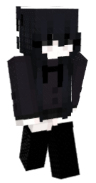 Girl Black Hair Minecraft Skin | laby.net